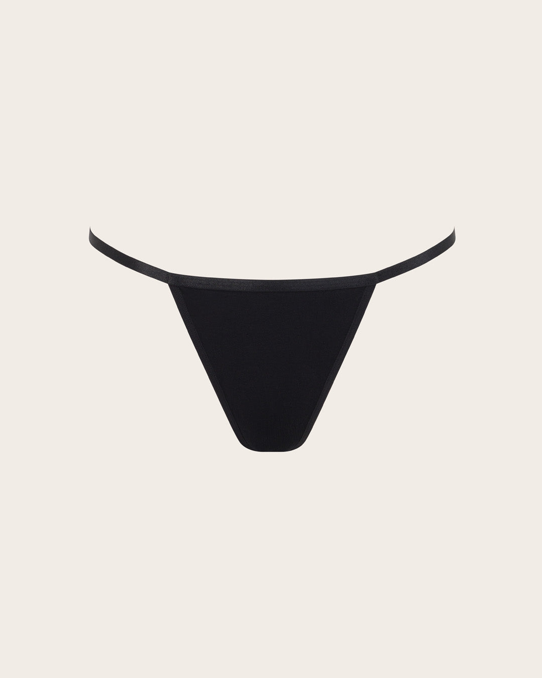 Women's Bamboo Thin G-String in Black – Boody UK