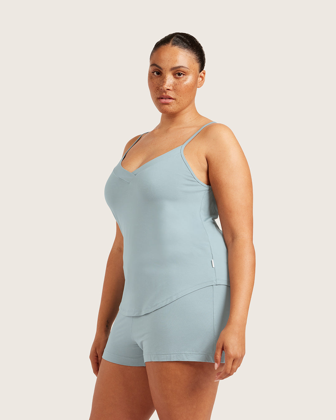 Bamboo Women's Sleep Cami in Mineral Blue – Boody UK